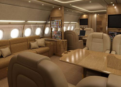 Aircraft Interior 3D Model | Plane Interior 3D Model Rendering